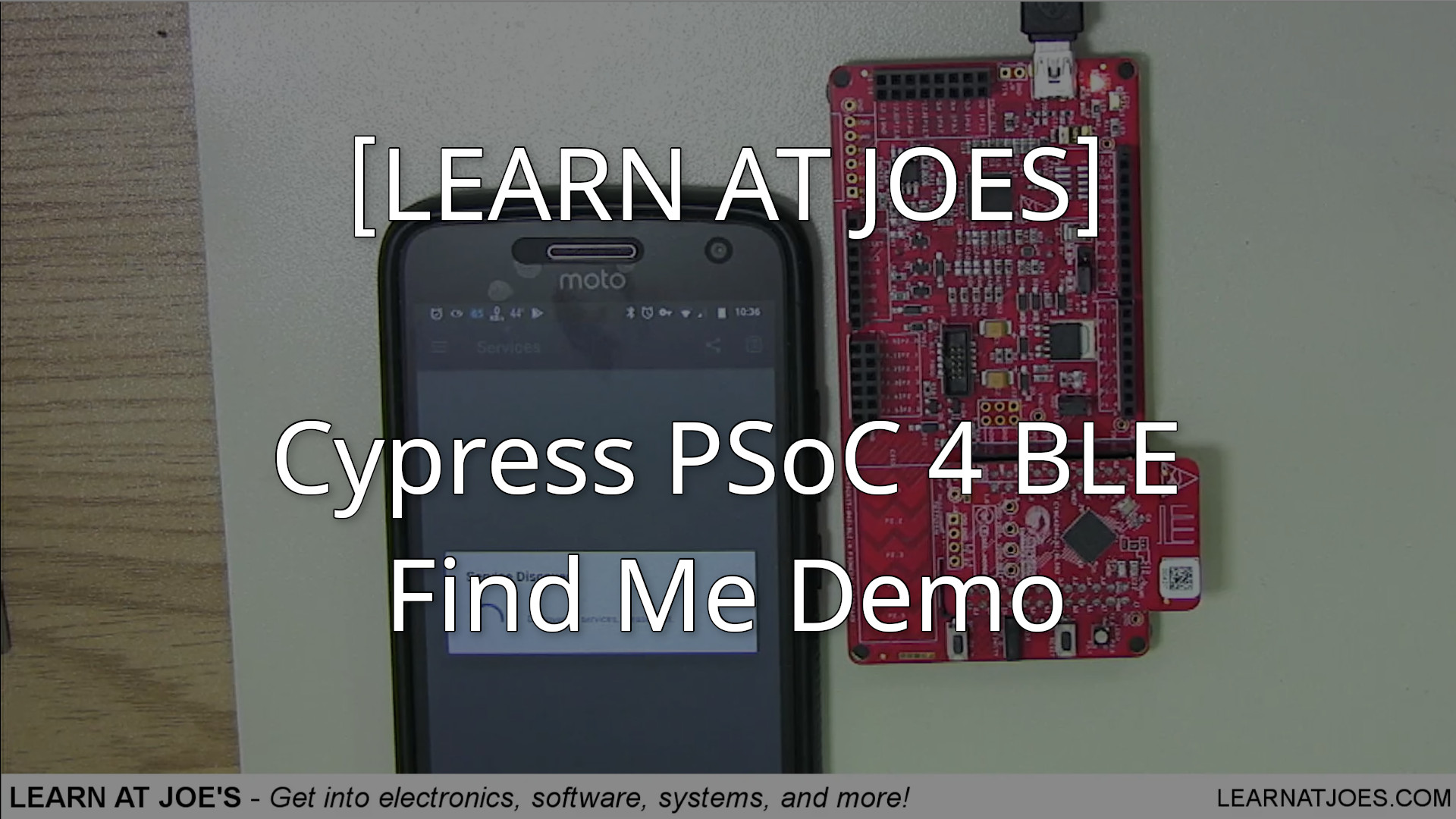 Cypress Psoc 4 Ble Find Me Demo Learn At Joes